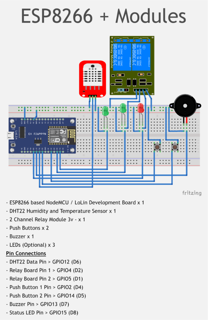 Flutter Esp8266 Iot Starter Kit Orison Technologies